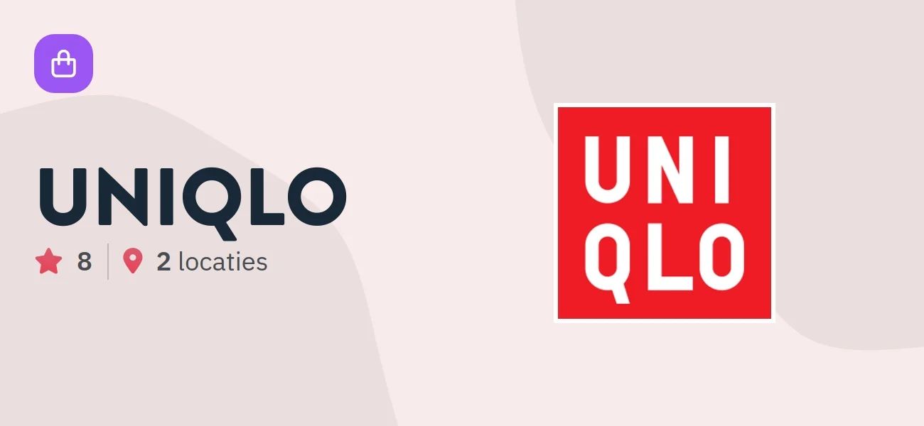 Alle UNIQLO modewinkels waar je kunt betalen met een creditcard