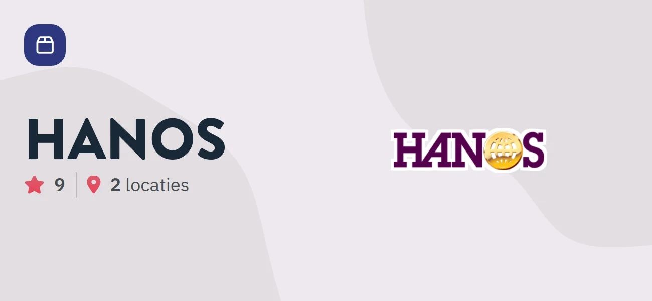 Alle HANOS groothandels waar je kunt betalen met een creditcard