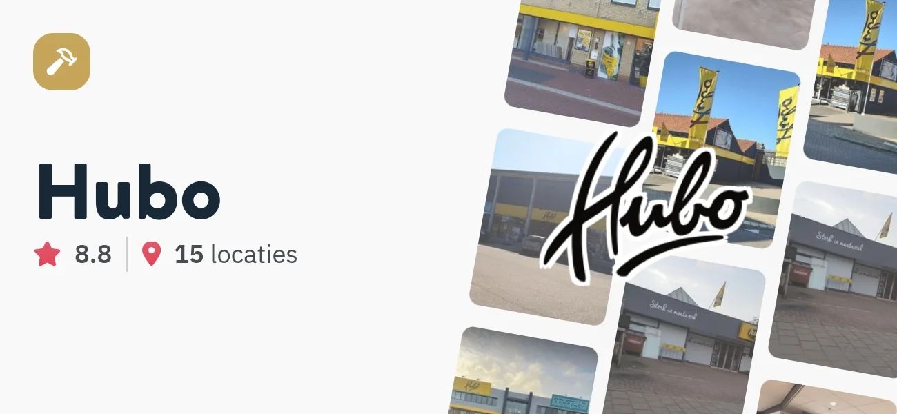 Alle Hubo bouwmarkten waar je kunt betalen met een creditcard