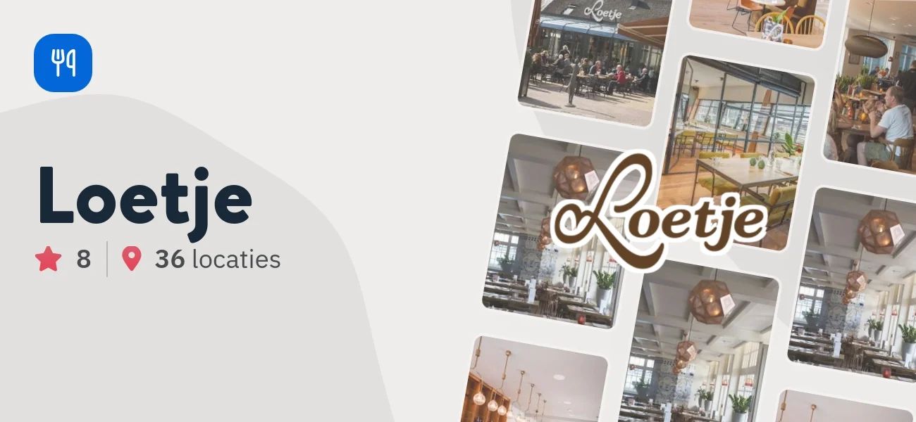 Alle Loetje restaurants waar je kunt betalen met een creditcard