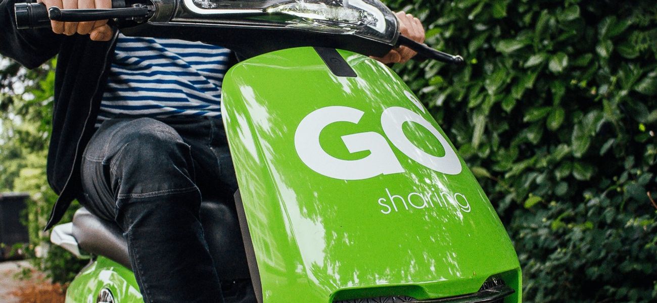 Elektrische scooter huren met een creditcard bij GO Sharing (review)