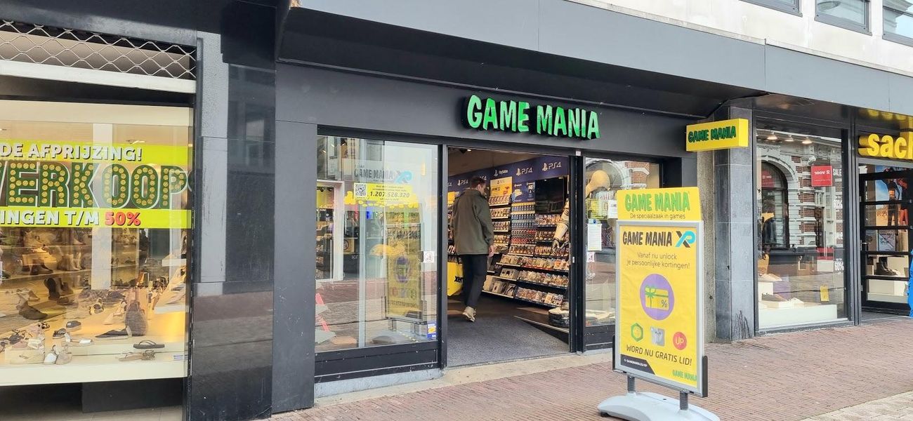 Bij Game Mania in Arnhem (Jansstr. A) betaal je met creditcards van ...