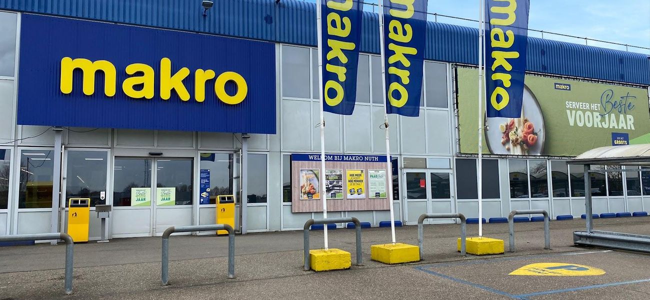 Bij Makro Nuth betaal je met creditcards van American Express (AMEX), Mastercard en Visa